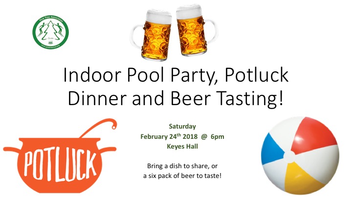 Indoor Pool Party, Potluck & Beer Tasting – Pine Tree Associates